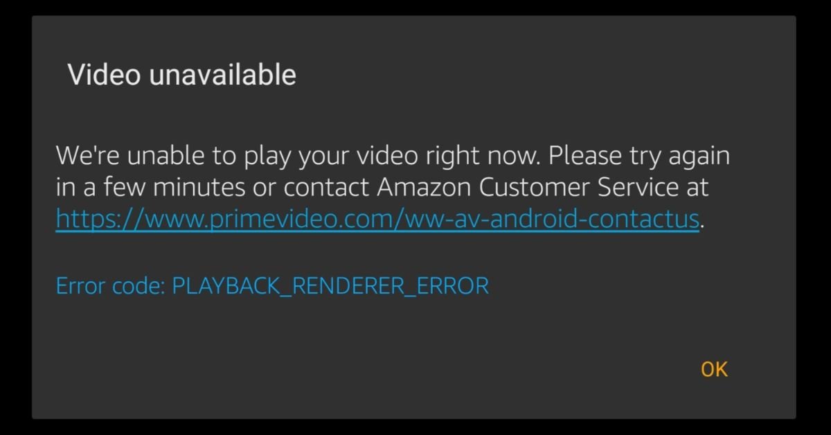 Fix: Amazon Playback Renderer Error [2024] - ViralTalky